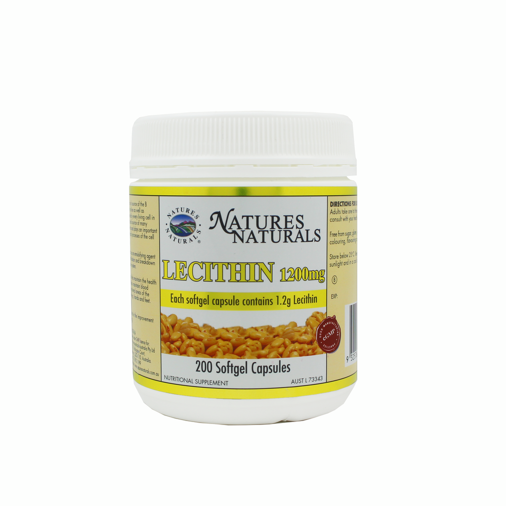 Natures Naturals Lecithin 1200mg – Natures Naturals Australia